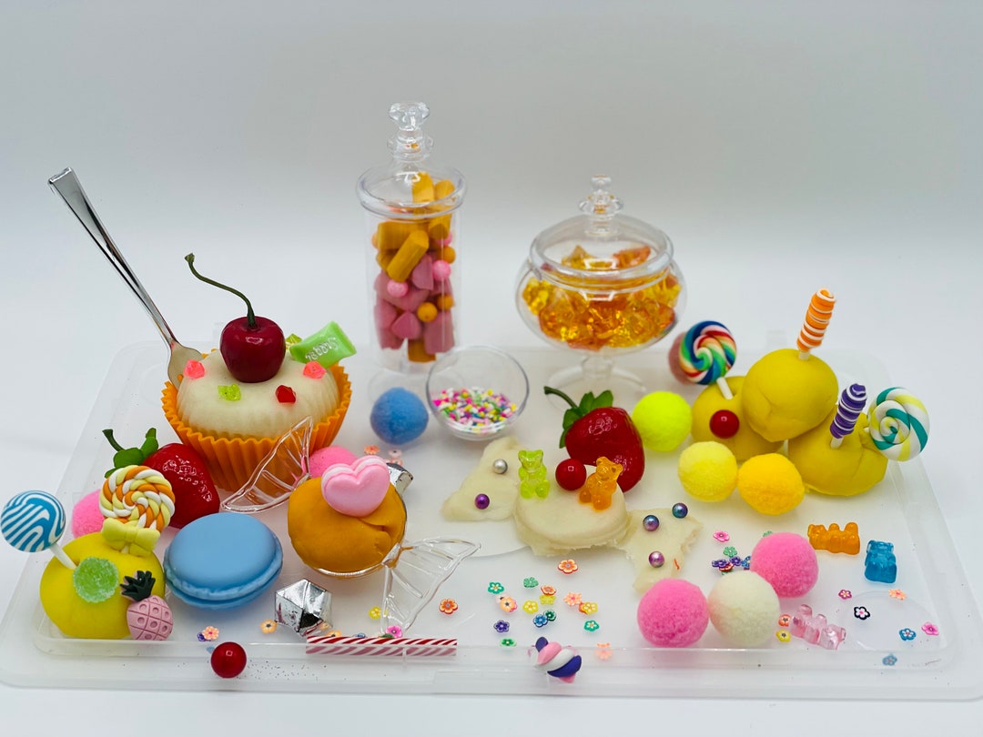 Sweet Treats Playdough Kit, Sensory Kit, Learning Games, Playdough Game ...