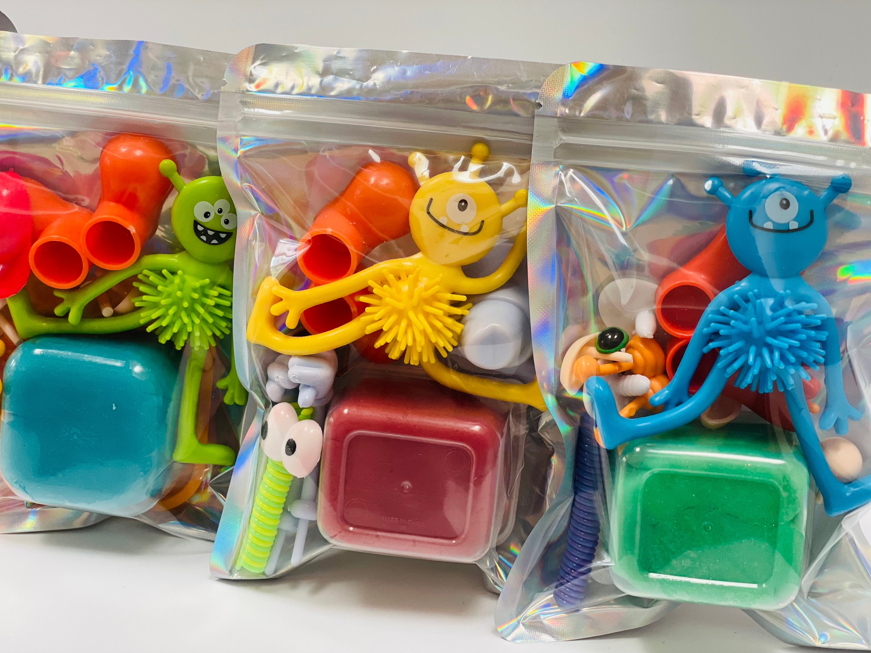 Monster Playdough Kit, Build Your Own Monster Kit, Halloween Class ...