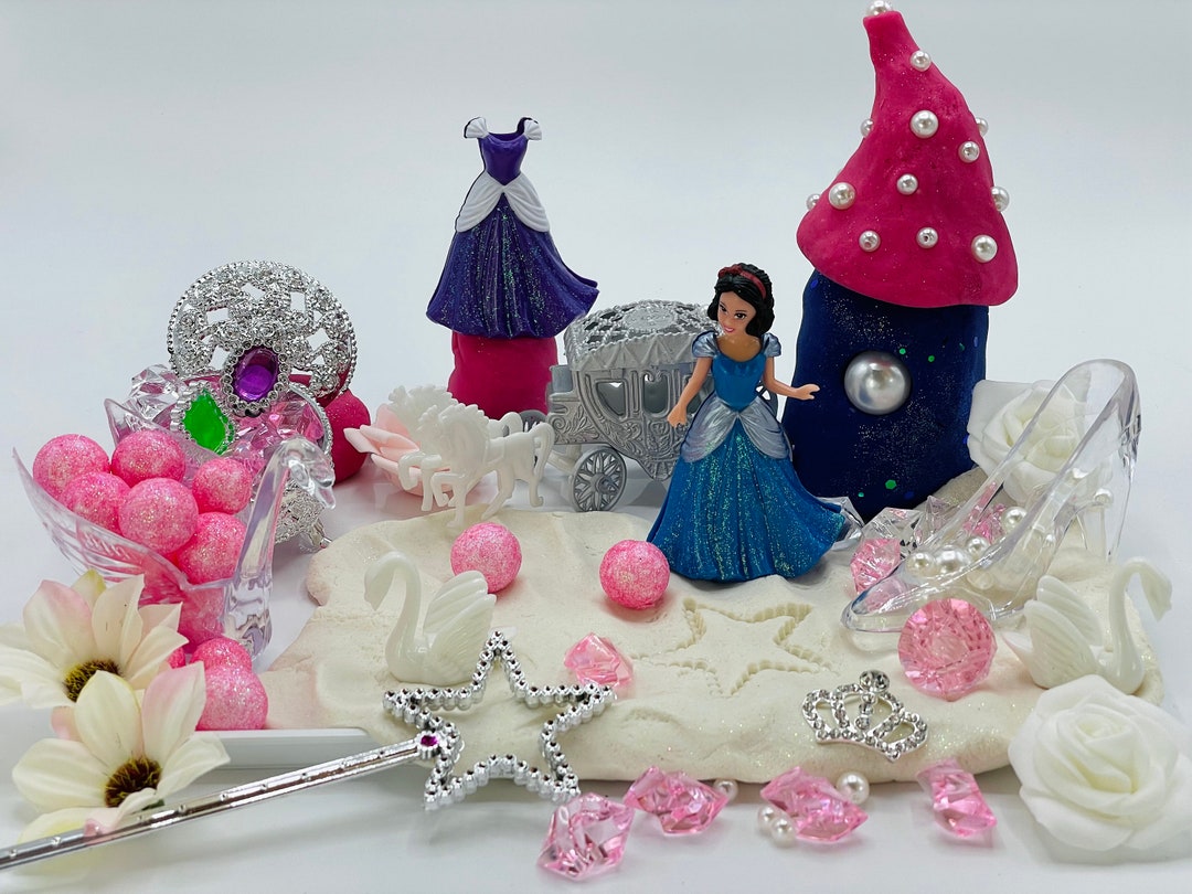 Princess Playdough Kit, Princess Sensory Kit, Princess Birthday Gift ...