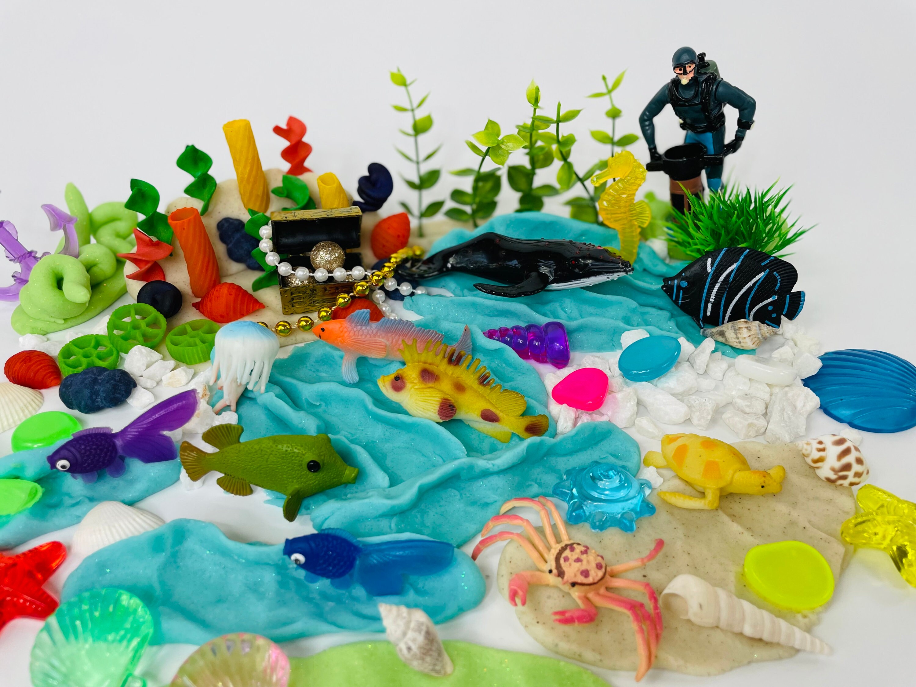 Under the Sea Playdough Kit, Under the Sea Sensory Kit, Playdough ...
