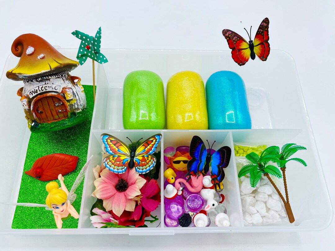 Fairy Garden, Playdough Sensory Fairy Kit, Fairy Kit Playdough, Sensory ...