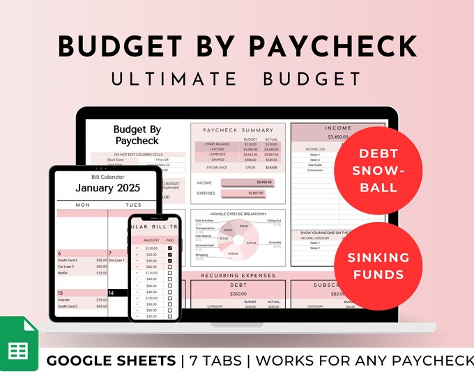 A5 Monthly Budget Planner Aesthetic Planner Money Management Savings ...