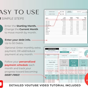 Debt Payoff Tracker, Snowball Avalanche Calculator, Credit Card Tracker ...