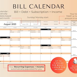 Paycheck Budget Spreadsheet Weekly Budget Monthly Budget Biweekly Bill ...