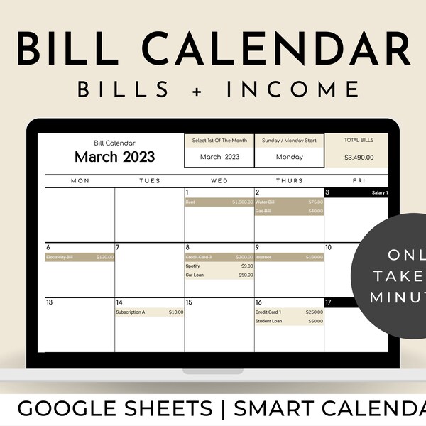 Smart Calendar - Etsy