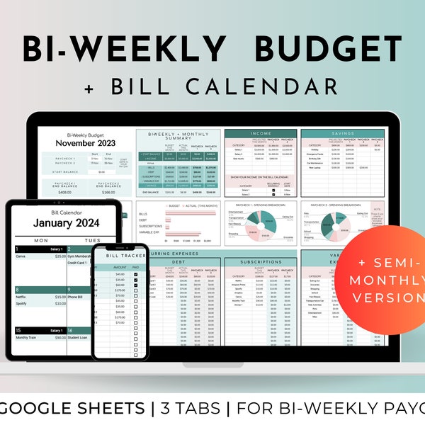 Budget by Paycheck by Budget Planner - Etsy