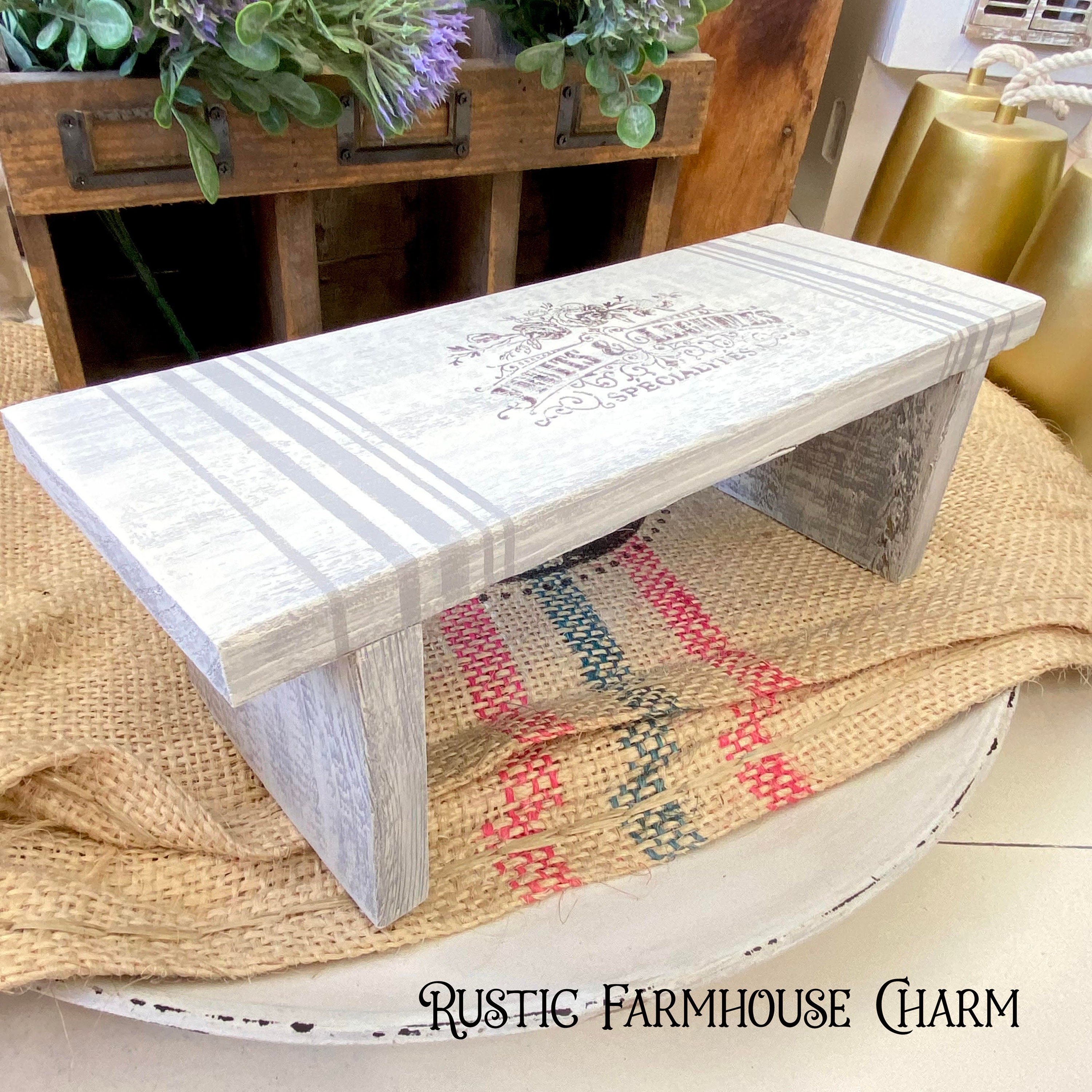 Mini Display Stool French Country Style - Etsy Australia