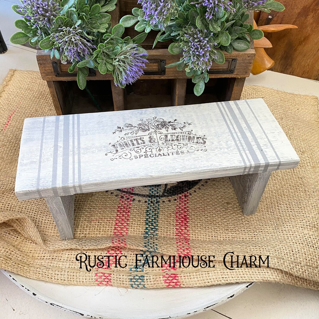 Mini Display Stool French Country Style - Etsy