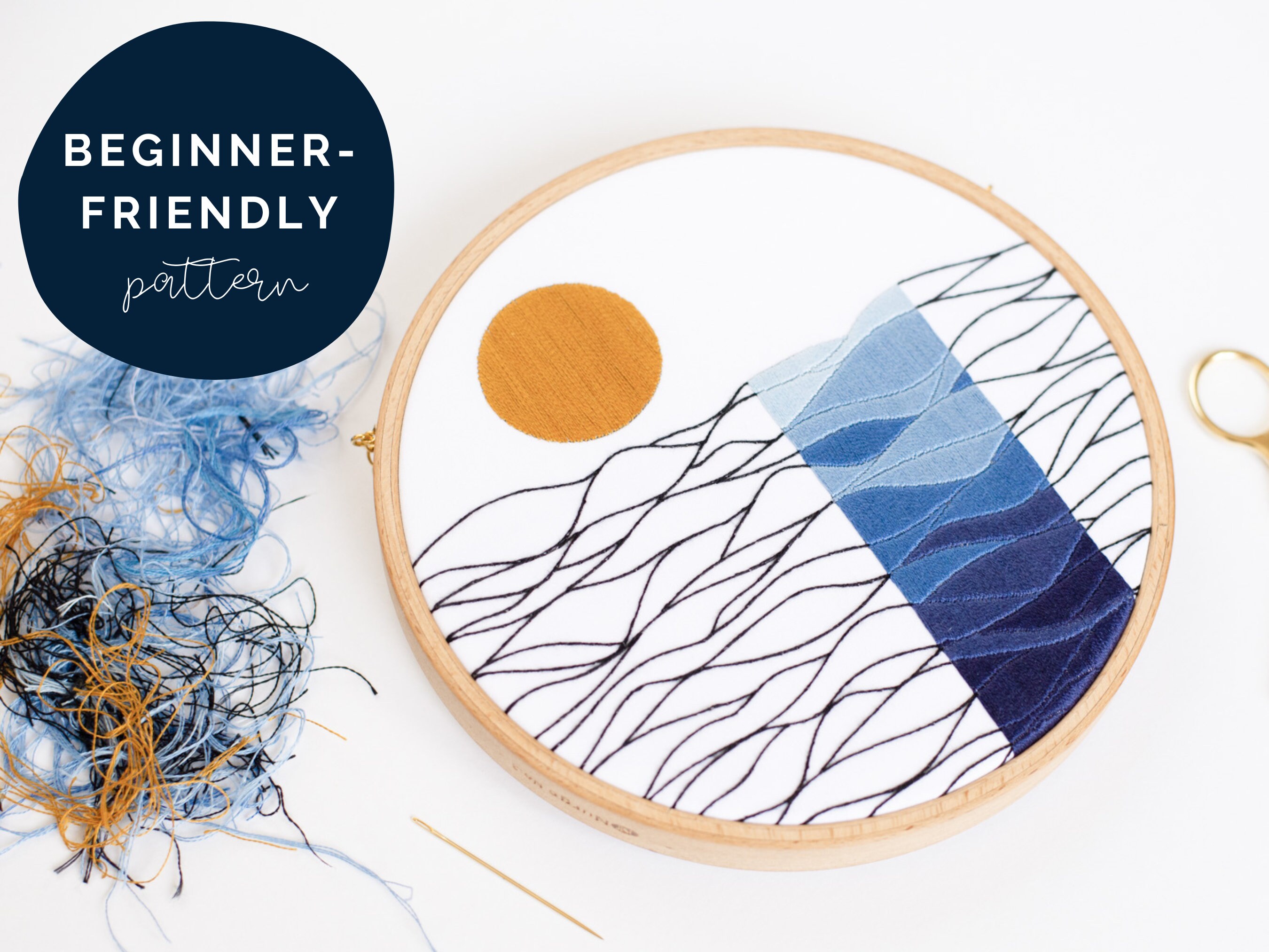 Embroidery Pattern open Sea Sea Embroidery PDF - Etsy