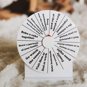 Spinning Wheel for Baby Shower, Custom Christmas Gift, Fun Family Game ...