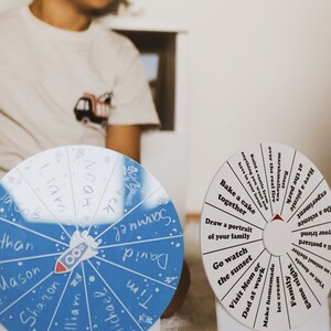 Spinning Wheel for Baby Shower, Custom Christmas Gift, Fun Family Game ...