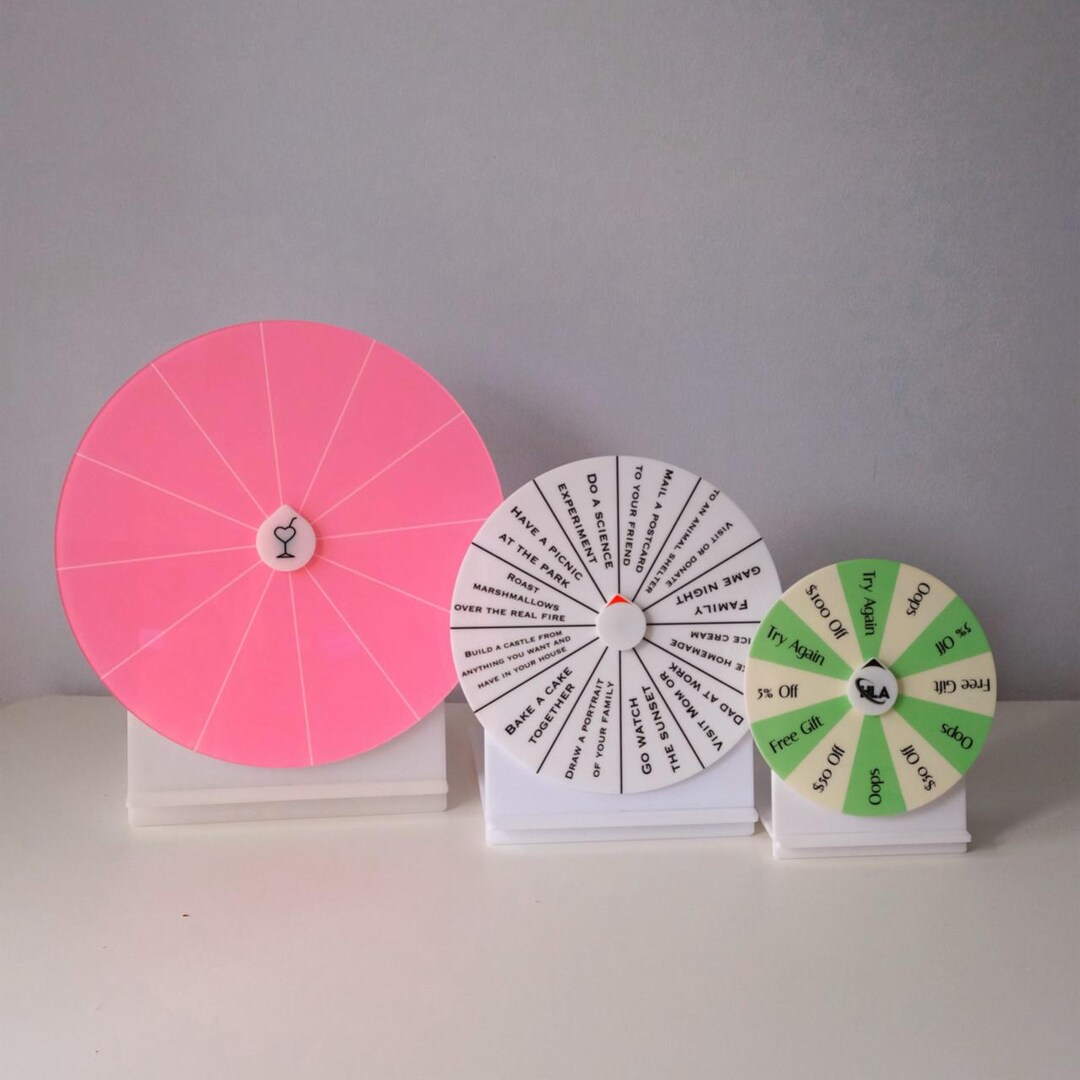 Spin to Win, Spin the Wheel, Personalized Pass the Prize, Custom Prize ...