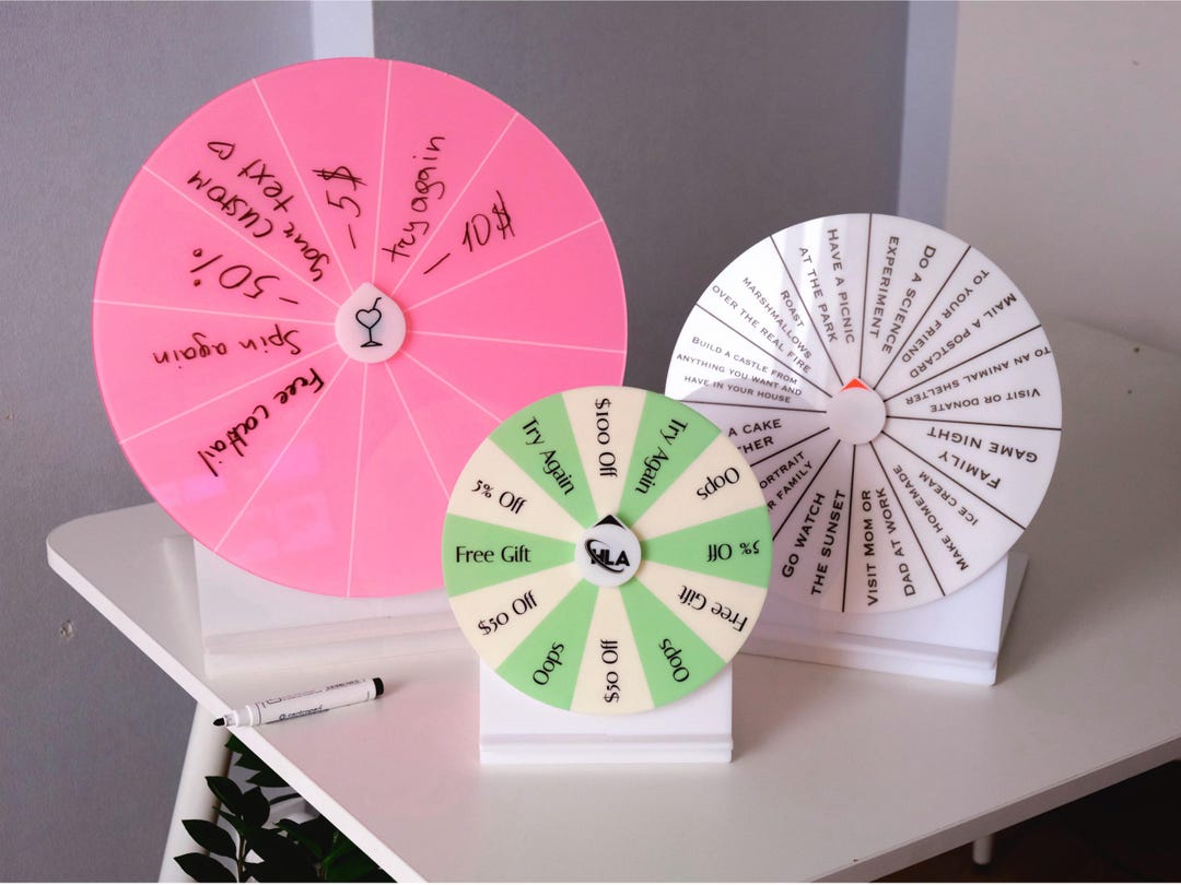 Spin the Wheel, Wheel of Fortune, Custom Business Prize Wheel Game for ...
