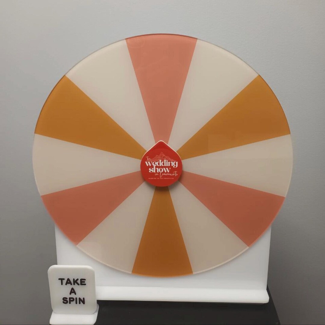 Custom Spinning Wheel Game, Take A Spin Personalized Business Game for ...