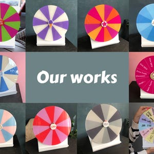 Personalized Pass the Prize Spinner, Prize Wheel, Birthday Party Games ...