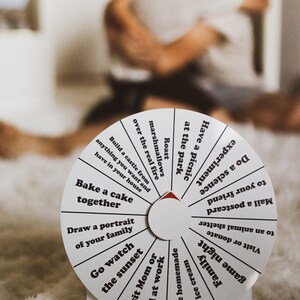 Spinning Wheel for Baby Shower, Custom Christmas Gift, Fun Family Game ...