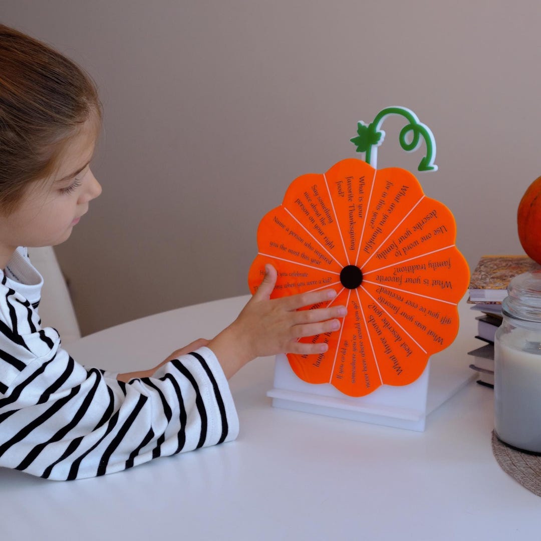Thanksgiving Party Games, Personalized Pass the Prize, Spinner for Shop ...