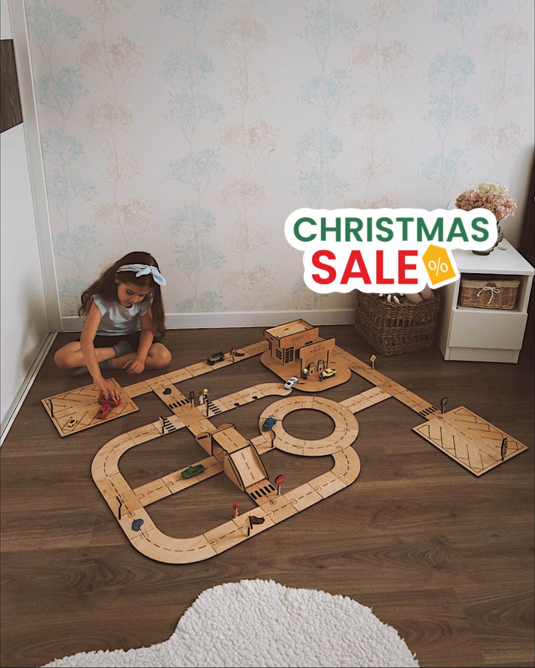 Personalized Wooden Road Track Wooden Toddler Toys City Sets - Etsy