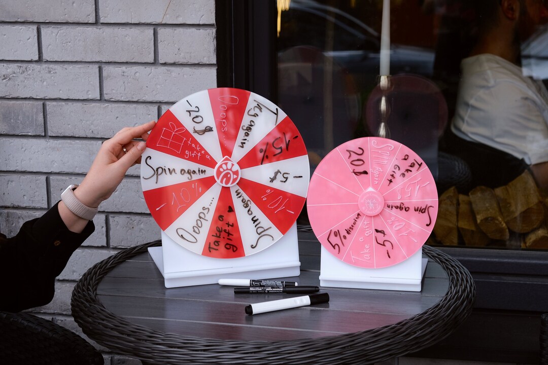 Custom Spin the Wheel Game, Prize Wheel for Guests, Customers Game ...