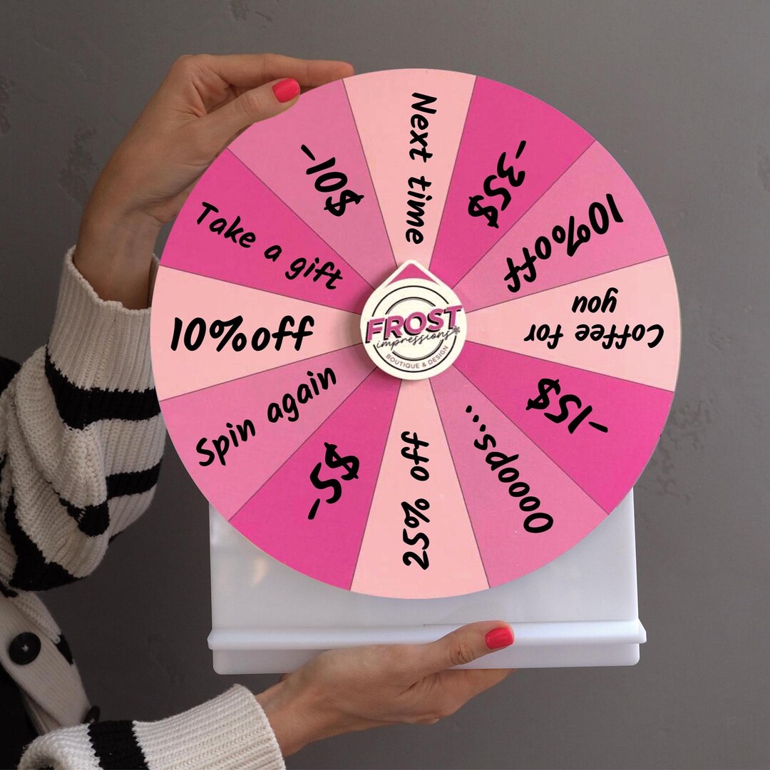 Birthday Party Games, Spin the Wheel Game, Business Game for Clients, Spin to Win Discount ...