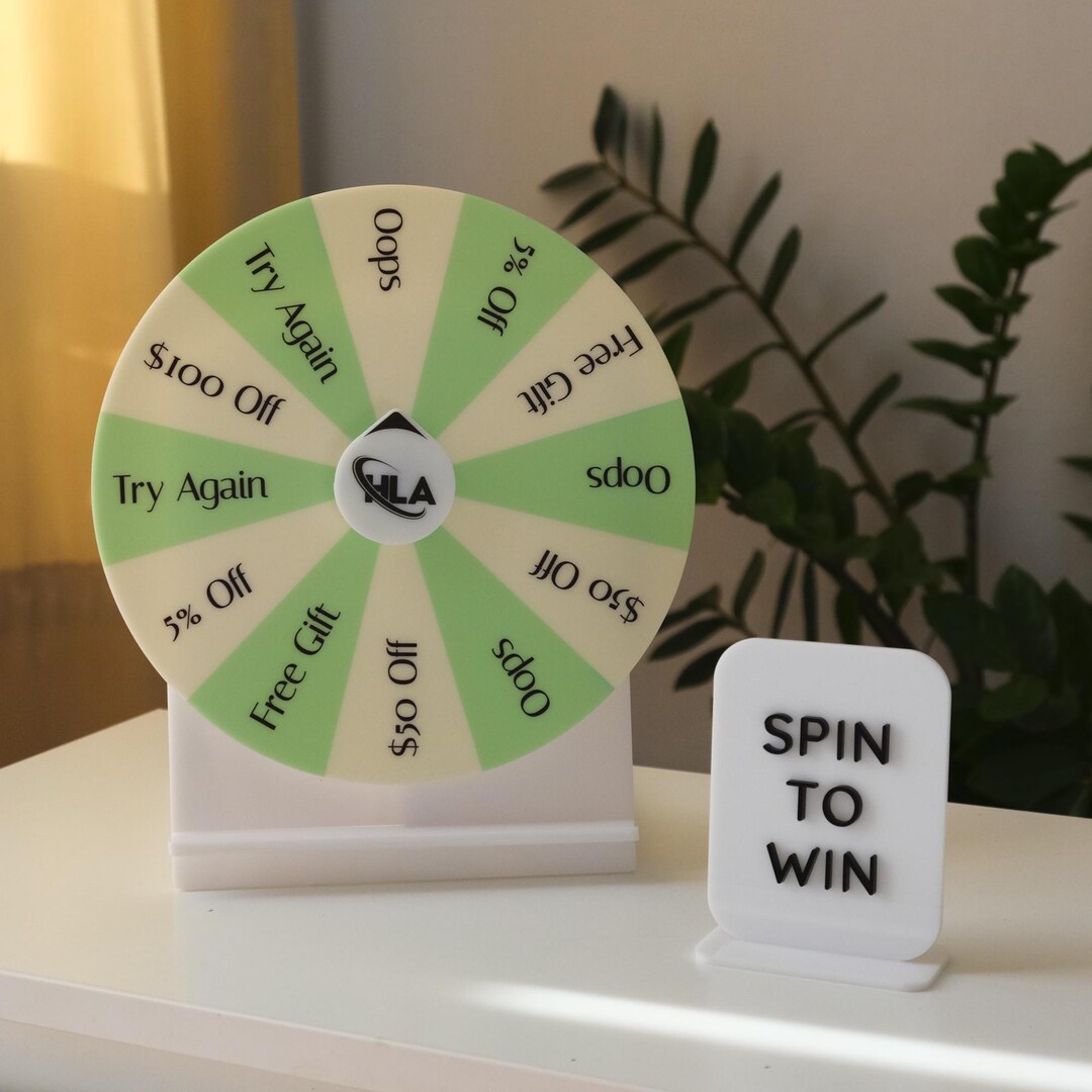 Custom Spin the Wheel, Promotions Spinner, Business Prize Wheel ...