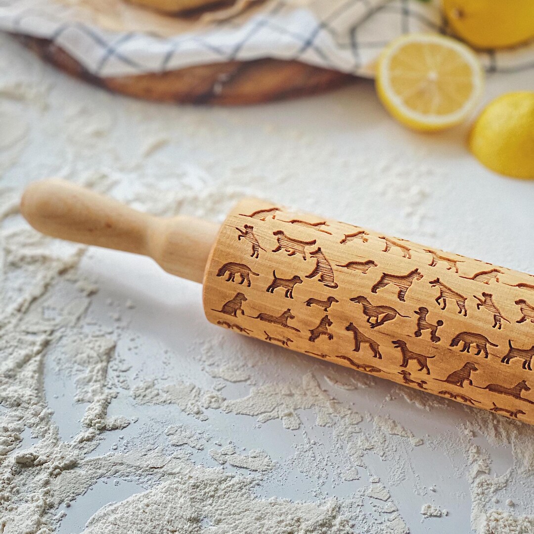 Thanksgiving Mom Gift, Ornament Rolling Pin & Cookie Stamp ...