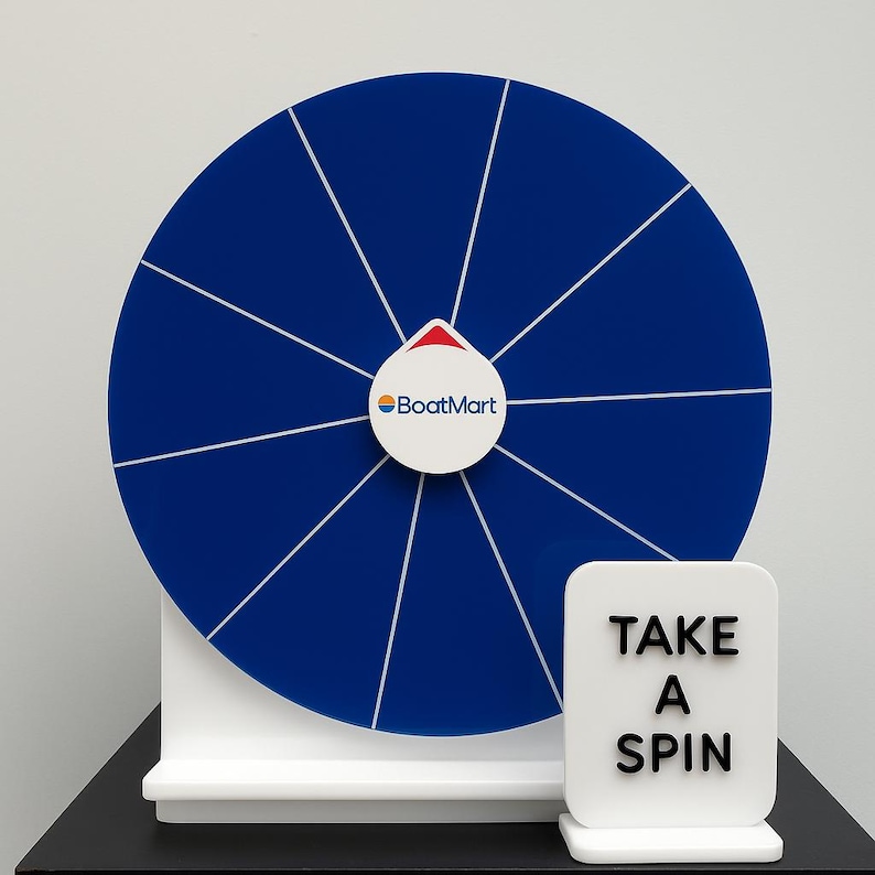 Spin Wheel Game, Price Spinner, Spinning Business Logo Prize Board ...