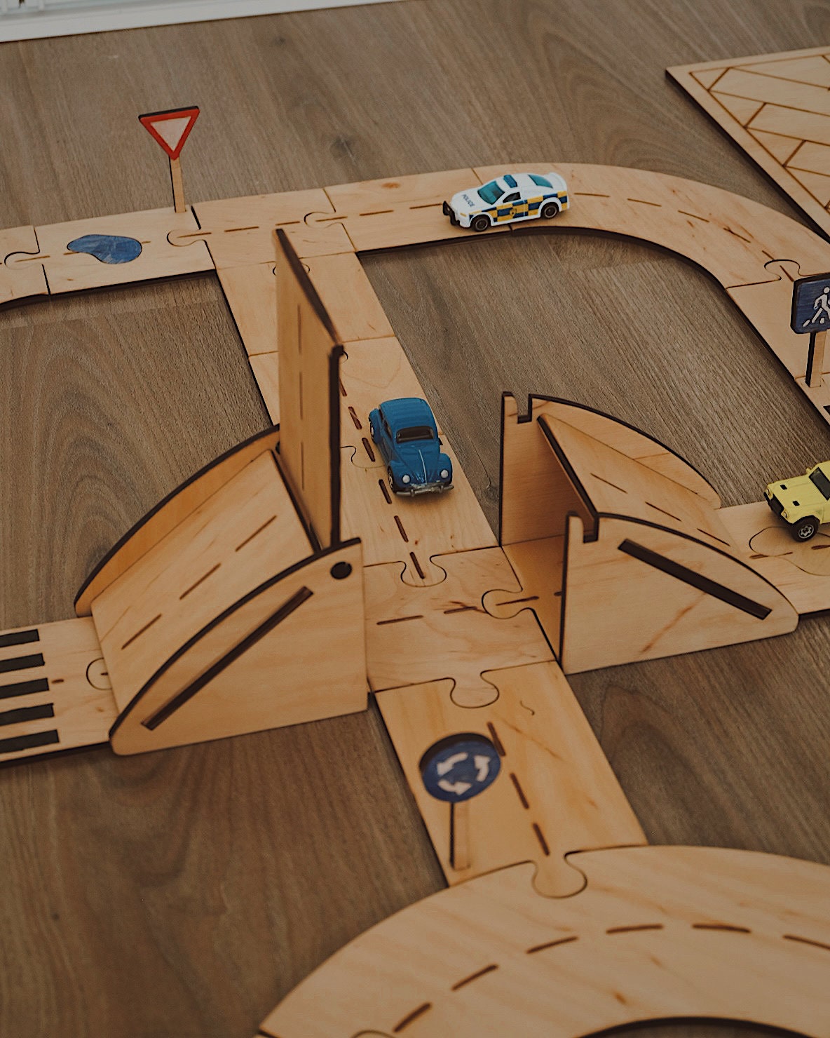 Personalized Wooden Road, Montessori Educational Toys, Wooden Toddler ...