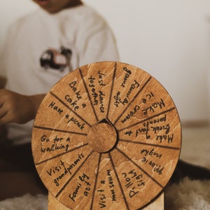 Spinning Wheel for Baby Shower, Custom Christmas Gift, Fun Family Game ...