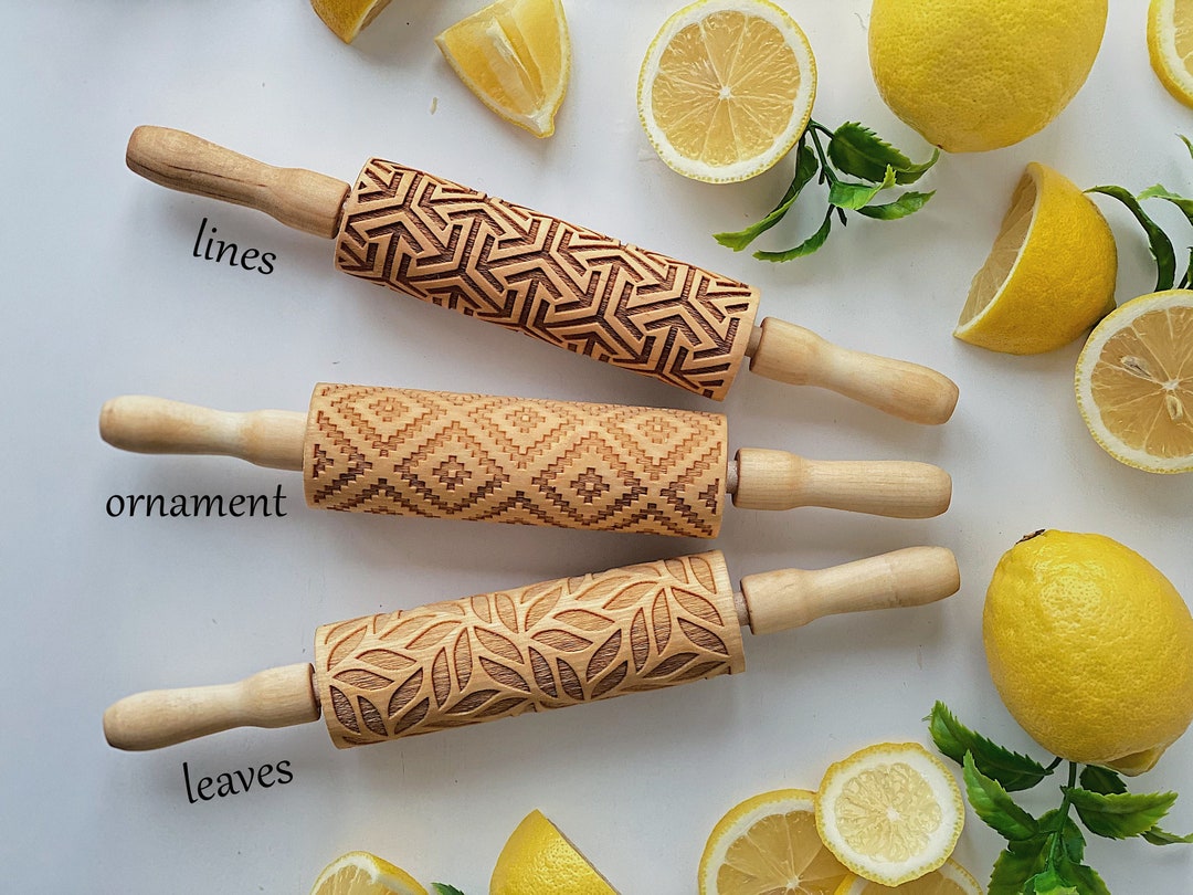 Ornament Rolling Pin & Cookie Stamp, Easter Mom Gift, Personalized ...