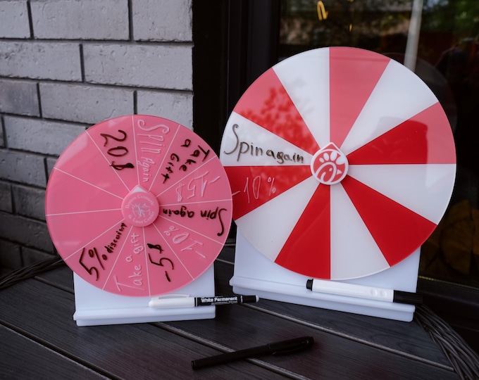 Branded Spin Wheel, Table Top Spin Wheel Game, Custom Spin Wheel ...