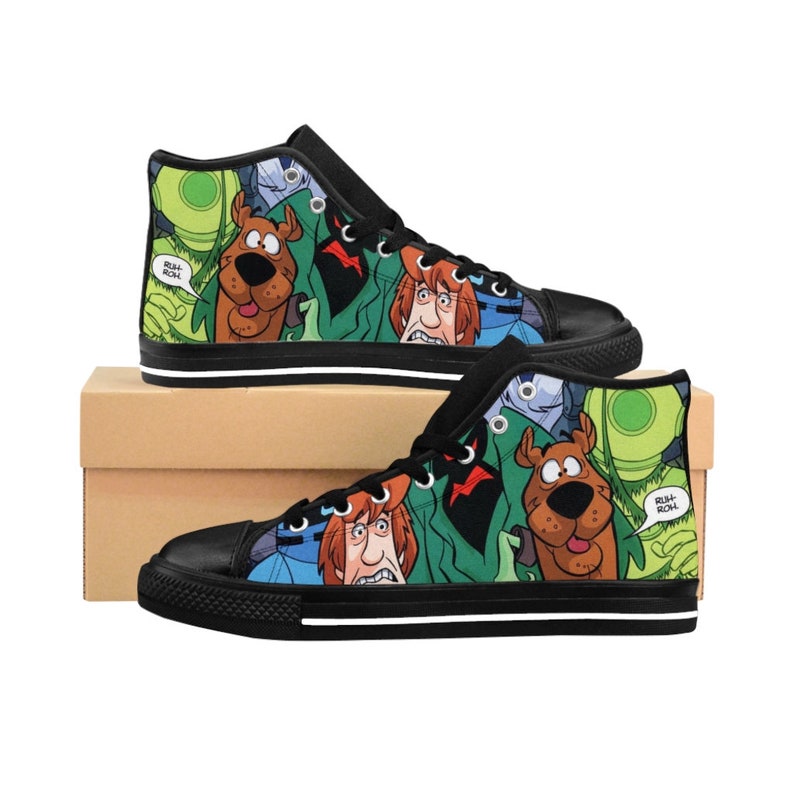 Scooby & Shaggy Custom High Top Canvas Shoes Scooby Doo | Etsy