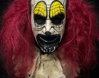 Jawless Stalker Clown Half Mask| Clown Mask, Half Mask, Scary Mask ...