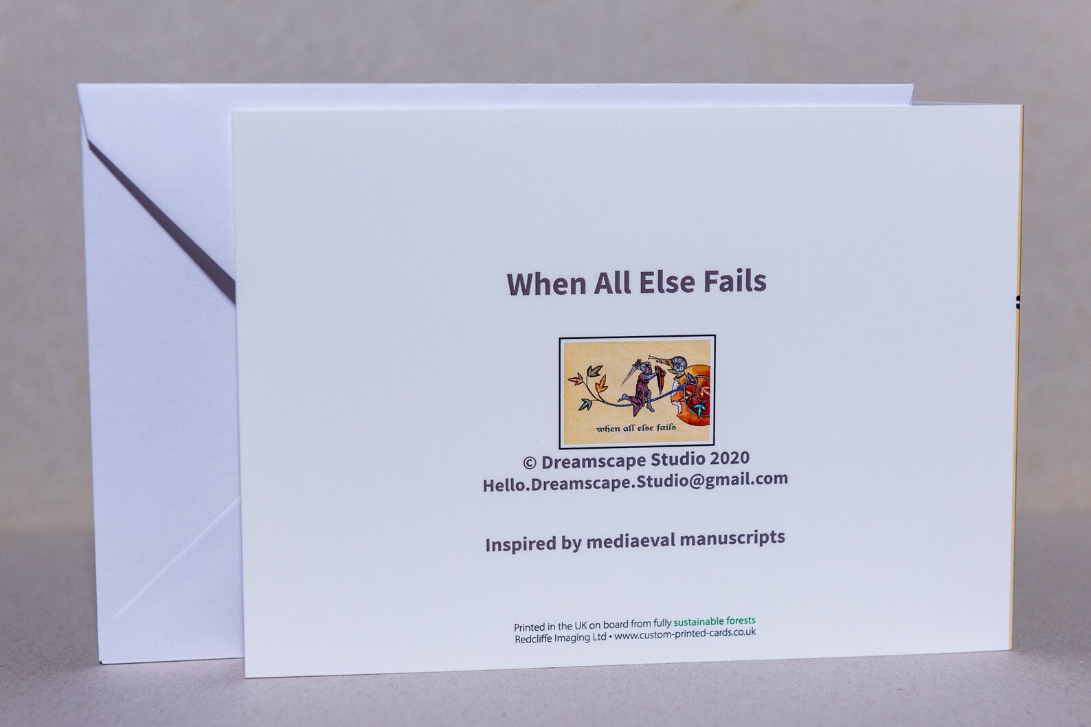 When All Else Fails - Etsy UK