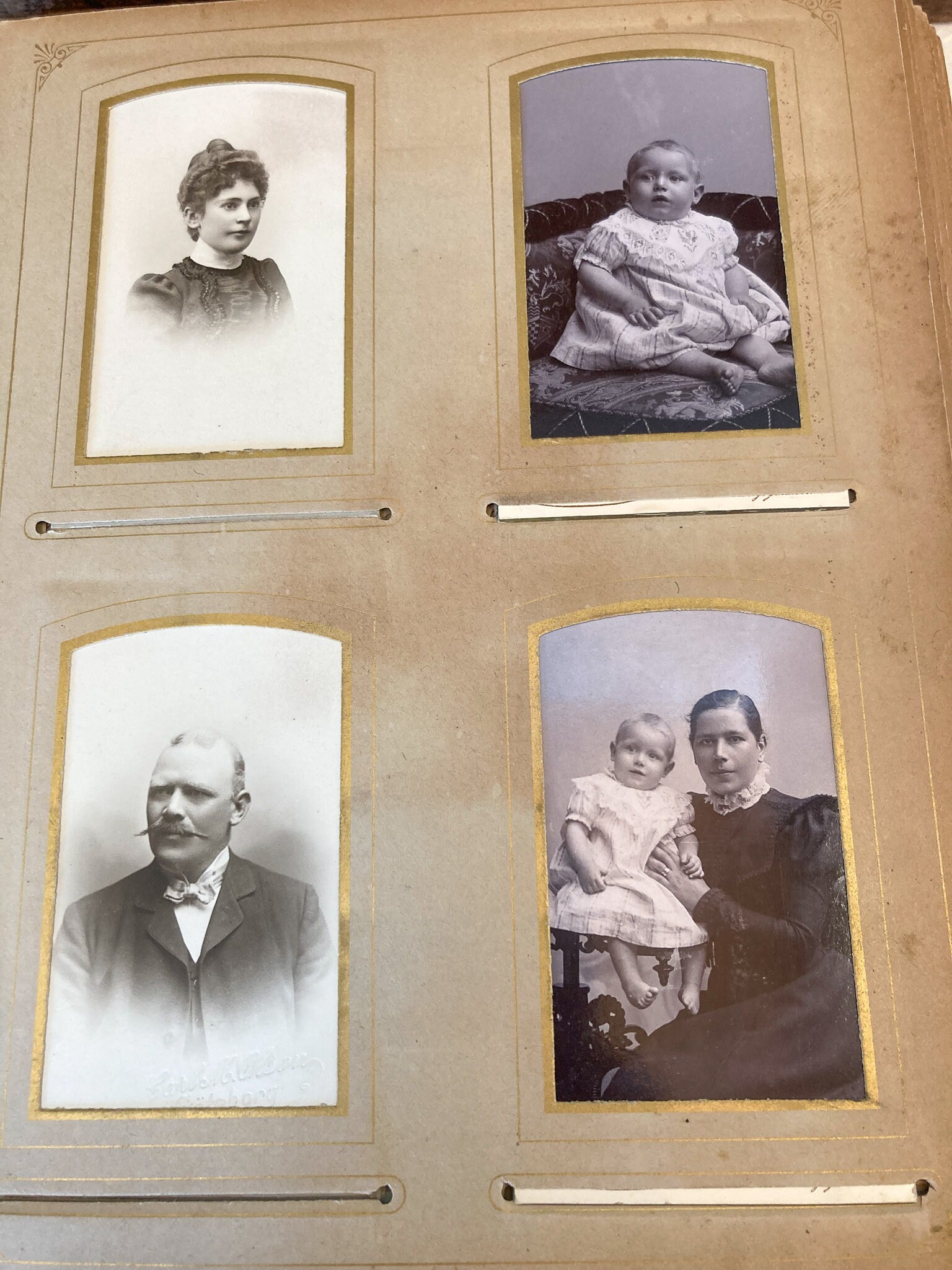 Late 1800s Early 1900s Photo Album With Photos, Cabinet Cards - Etsy