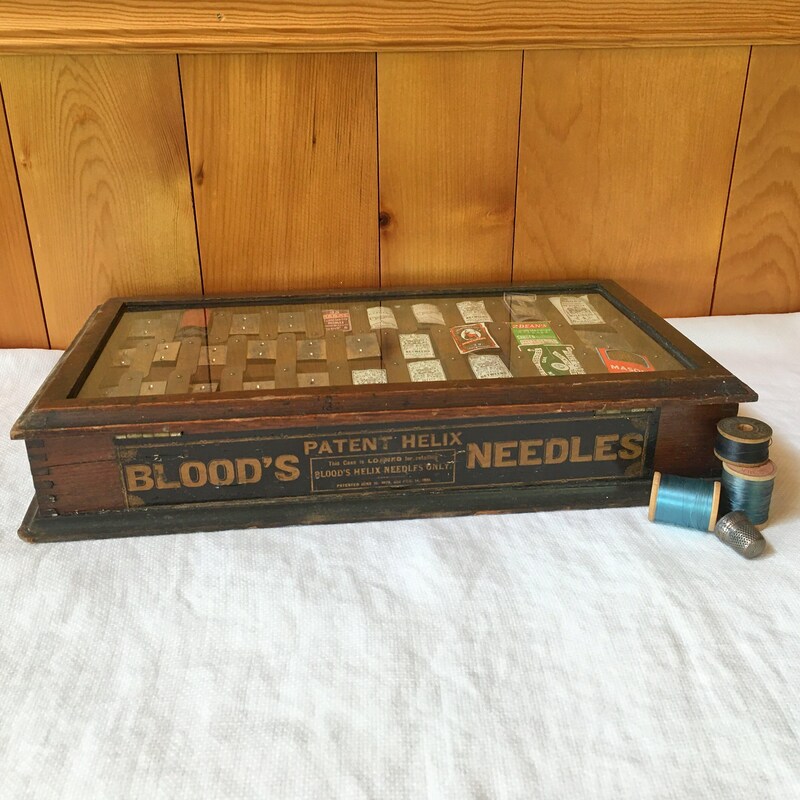 Antique Needle Box - Etsy