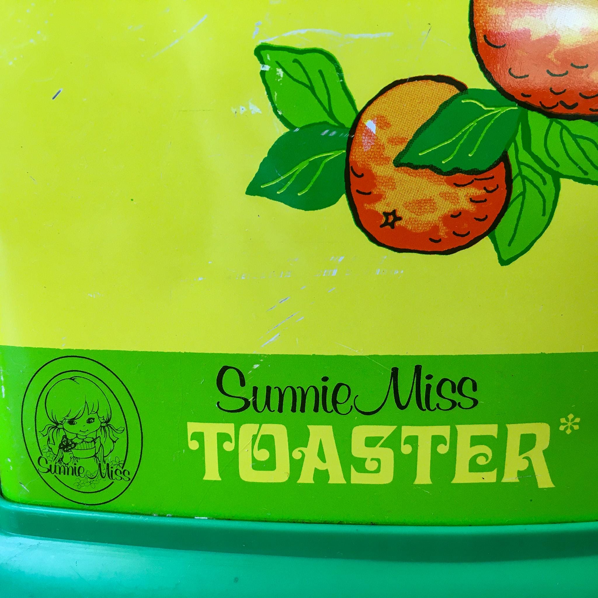 Vintage Sunnie Miss Toy Toaster: 1970s Ohio Art Tin Litho - Etsy