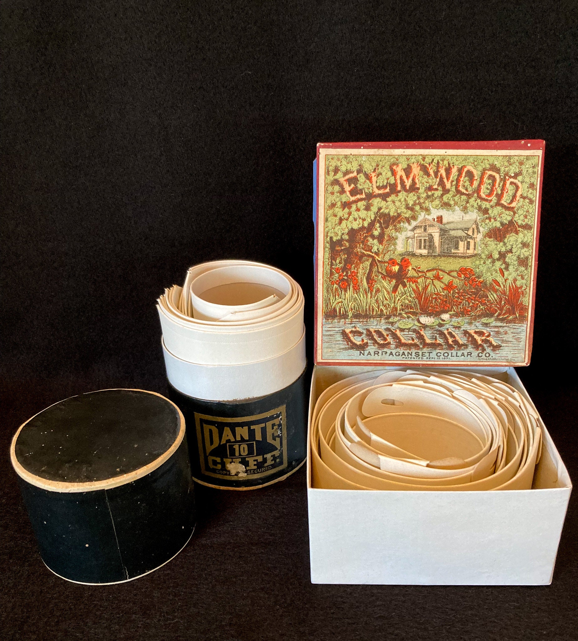 Victorian Era Collar Box With New Old Stock Cuffs and Collars - Etsy