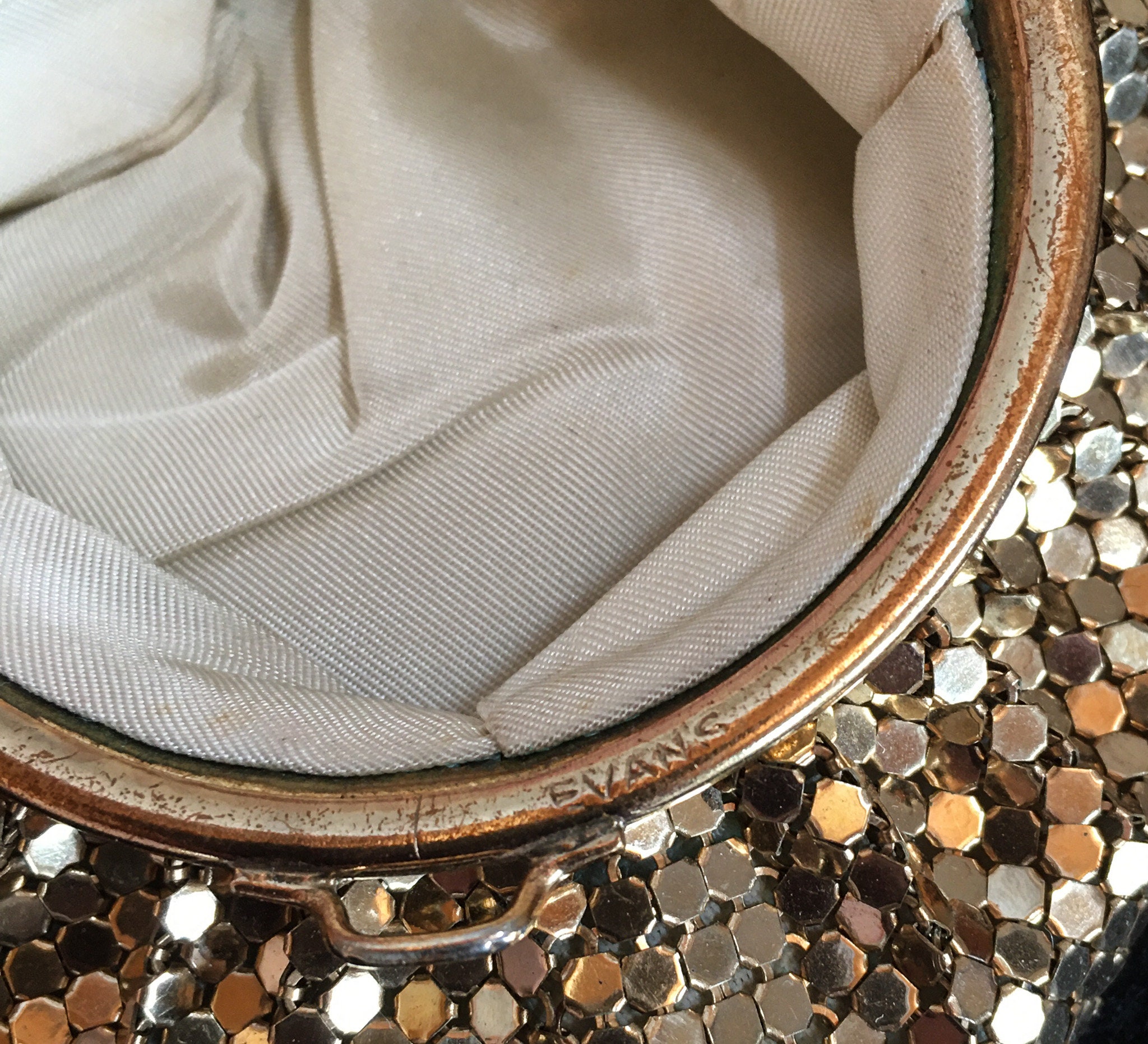 1930s Art Deco Evans Gold Mesh Compact Purse - Etsy