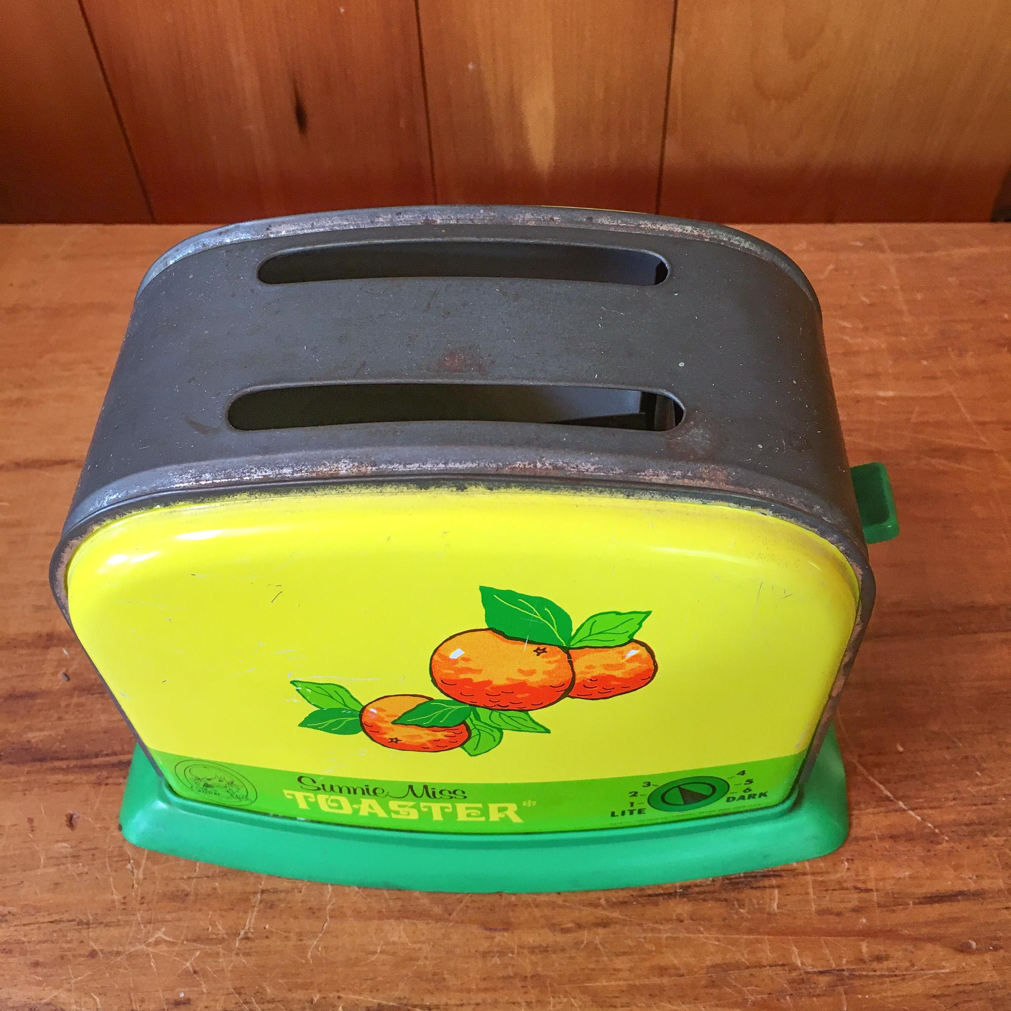 Vintage Sunnie Miss Toy Toaster: 1970s Ohio Art Tin Litho - Etsy