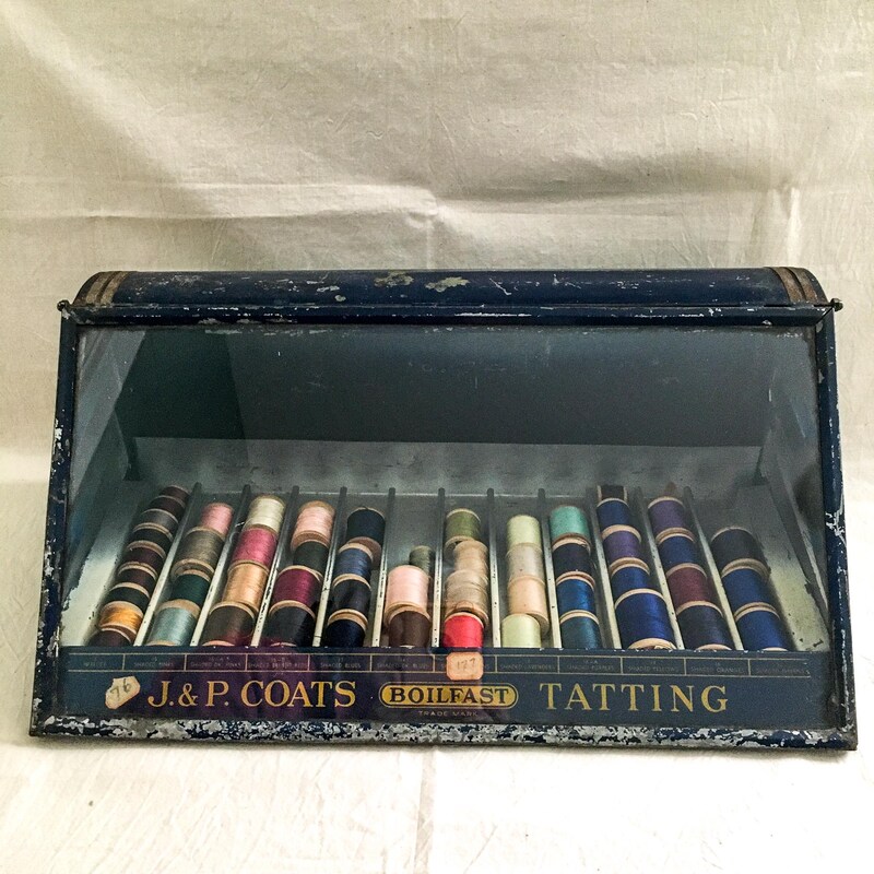 Antique Thread Cabinet - Etsy