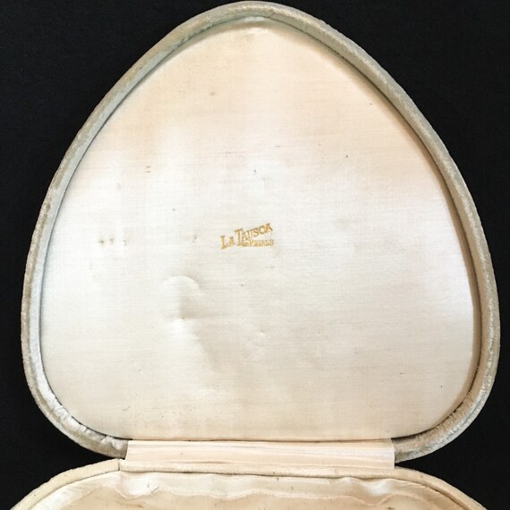 1920’s Velvet and Silk Jewelry Box, Presentation Box,… - Gem