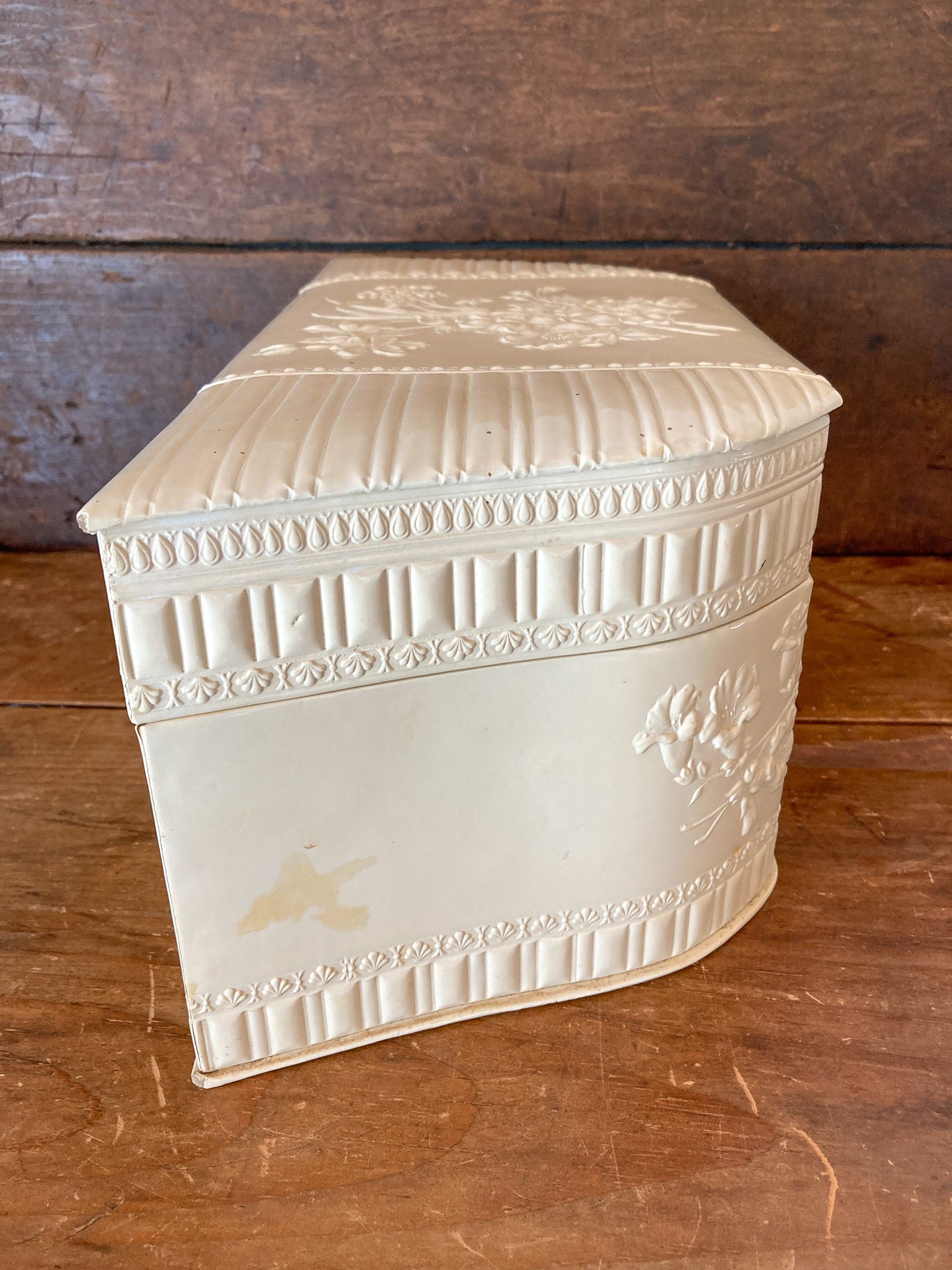 Antique Celluloid Vanity Box, Collar and Cuff Box - Etsy