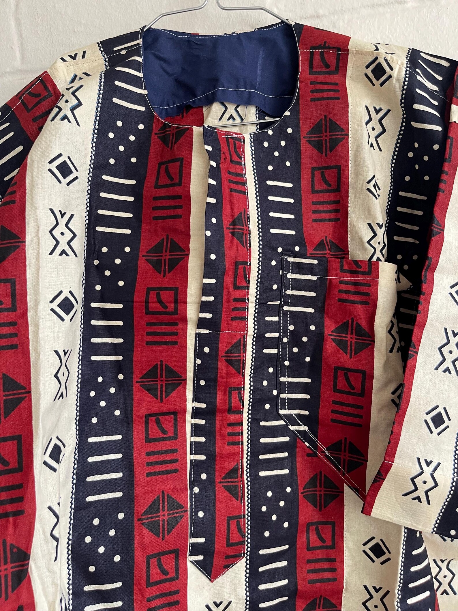 African Ankara Men’s Tunic African Clothing for Men Dashiki African ...