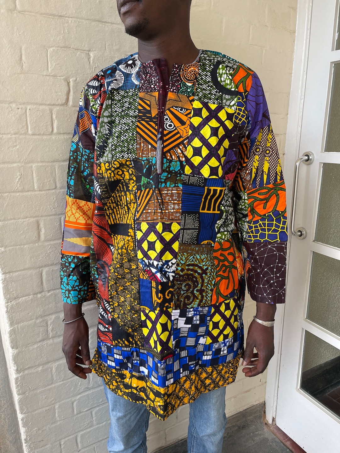 African Ankara Men’s Kaftan Hip Hop African Streetwear Clothing for Men ...