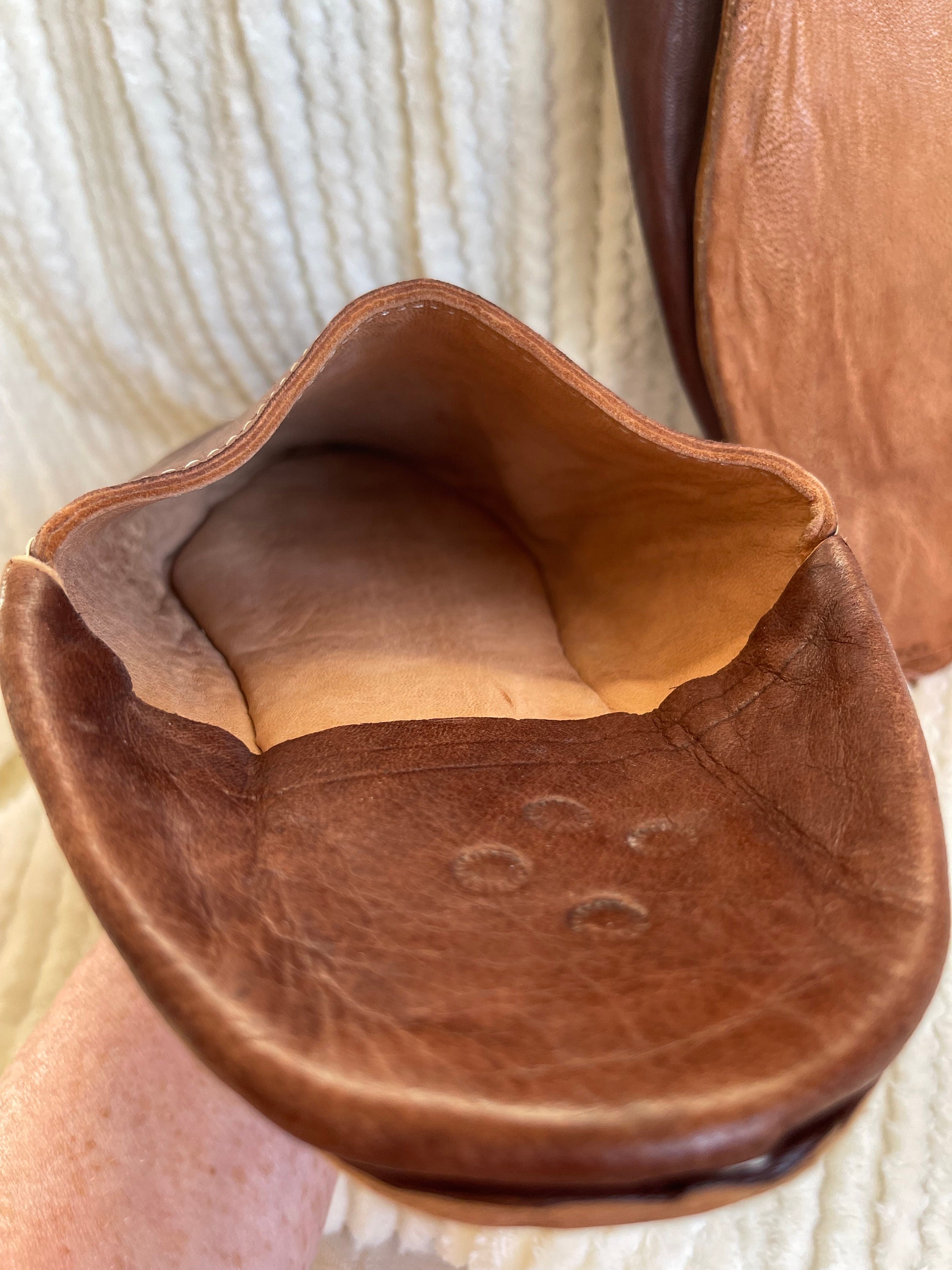 Moroccan Babouche for Men 100% Handmade Genuine Leather Babouche Slip ...