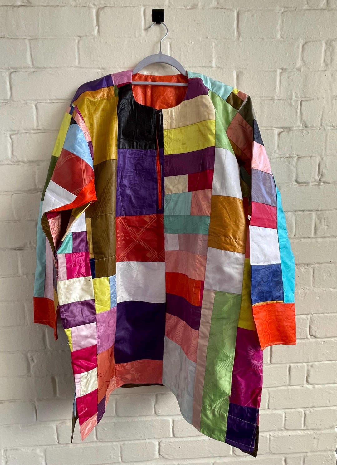 African Patchwork Tunic Men’s Kaftan Ethnic African Traditional ...