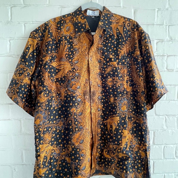Men Indonesian Batik Shirts - Etsy