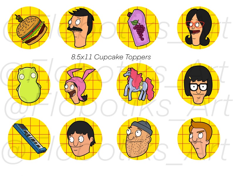 Bobs Burgers Printable Party Decorations Etsy