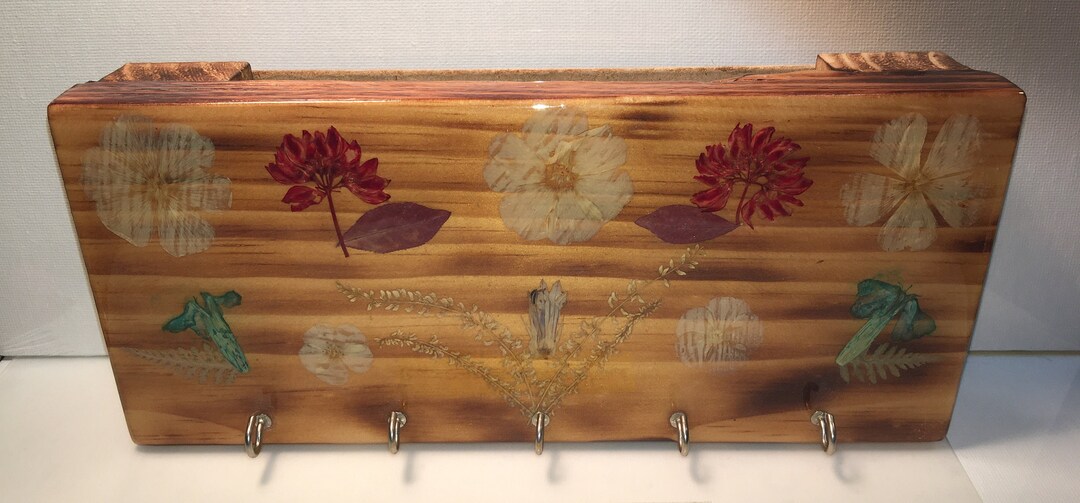 Minimalist Wooden Key Chain Holder Plus Mail Holder or Cell Phone/gifts ...